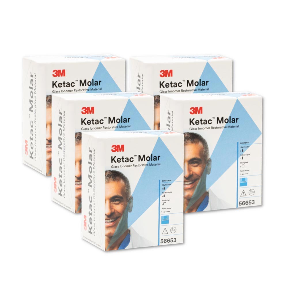 3M Ketac Molar PACK OF 5 GI Filling Cement – amplemeds