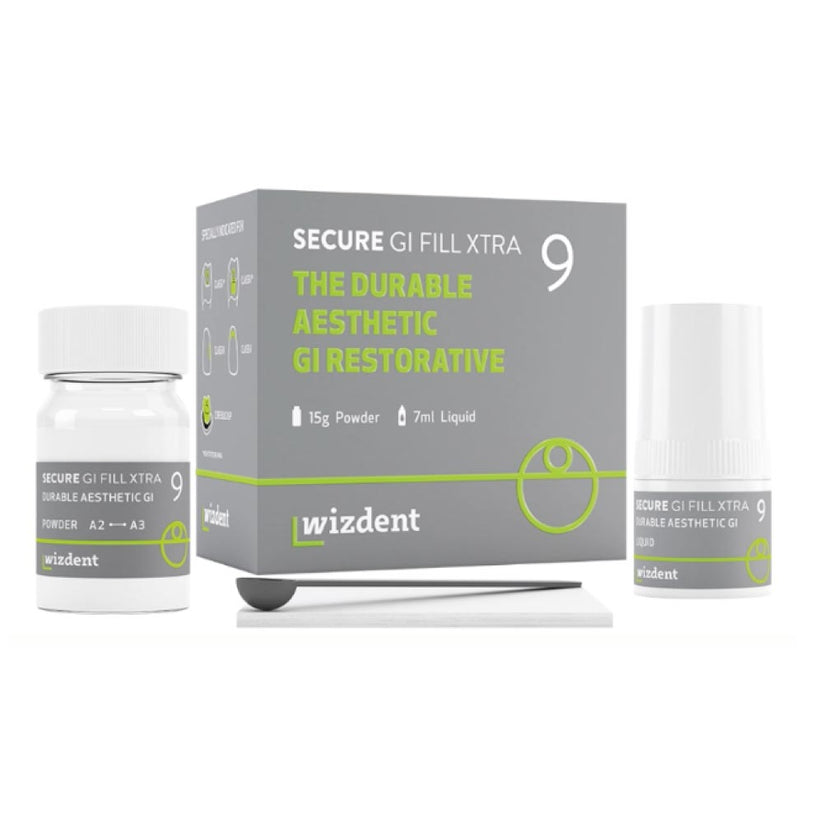 WIZDENT Secure GI Fill Extra 9 GIC | Aesthetic Glass Ionomer Restorati – amplemeds